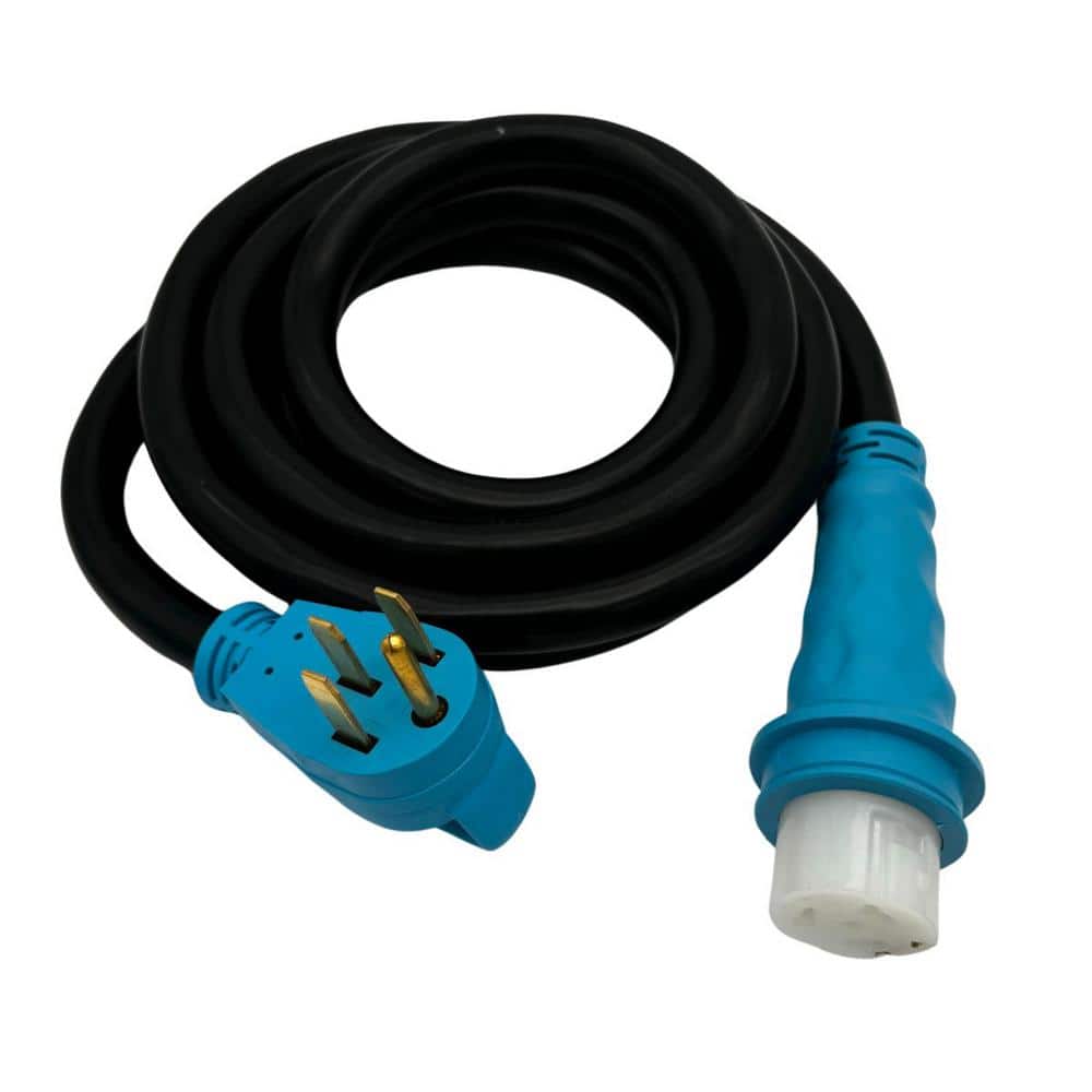 Connecticut Electric 15 ft. 6/3+8/1 STW 50 Amp 14-50P/SS2-50R RV Power ...