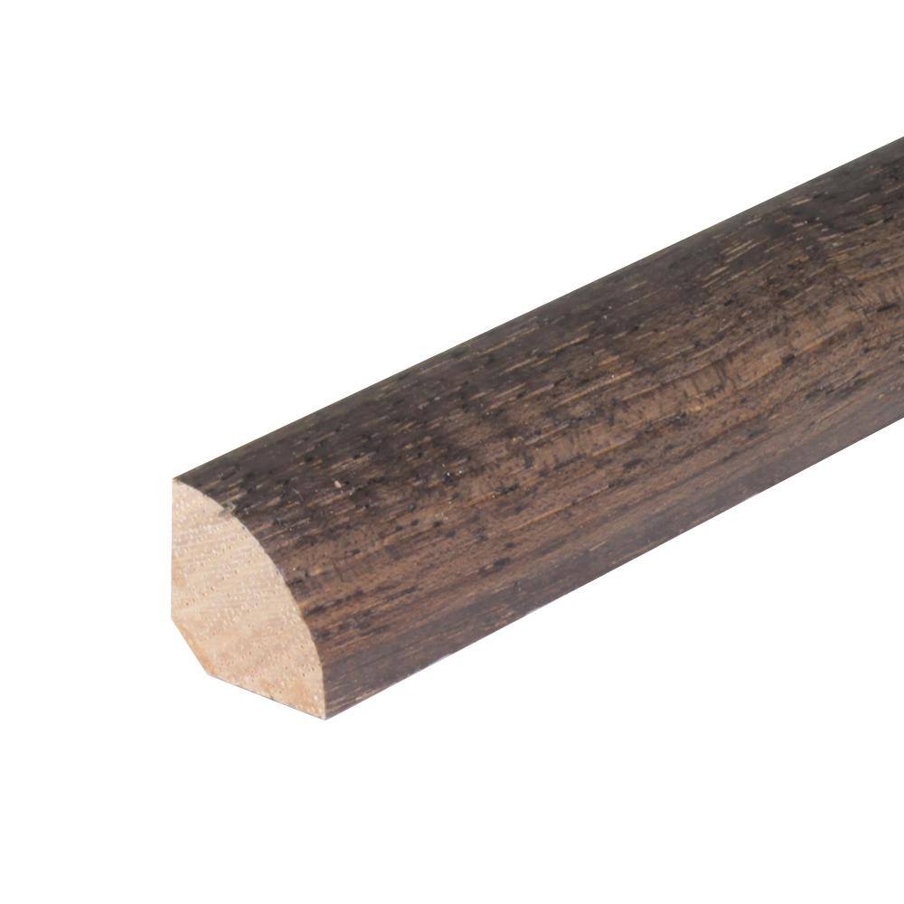 ROPPE Ion 0.75 in. T x 0.75 in. W x 94 in. L Wood Quarter Round Molding ...
