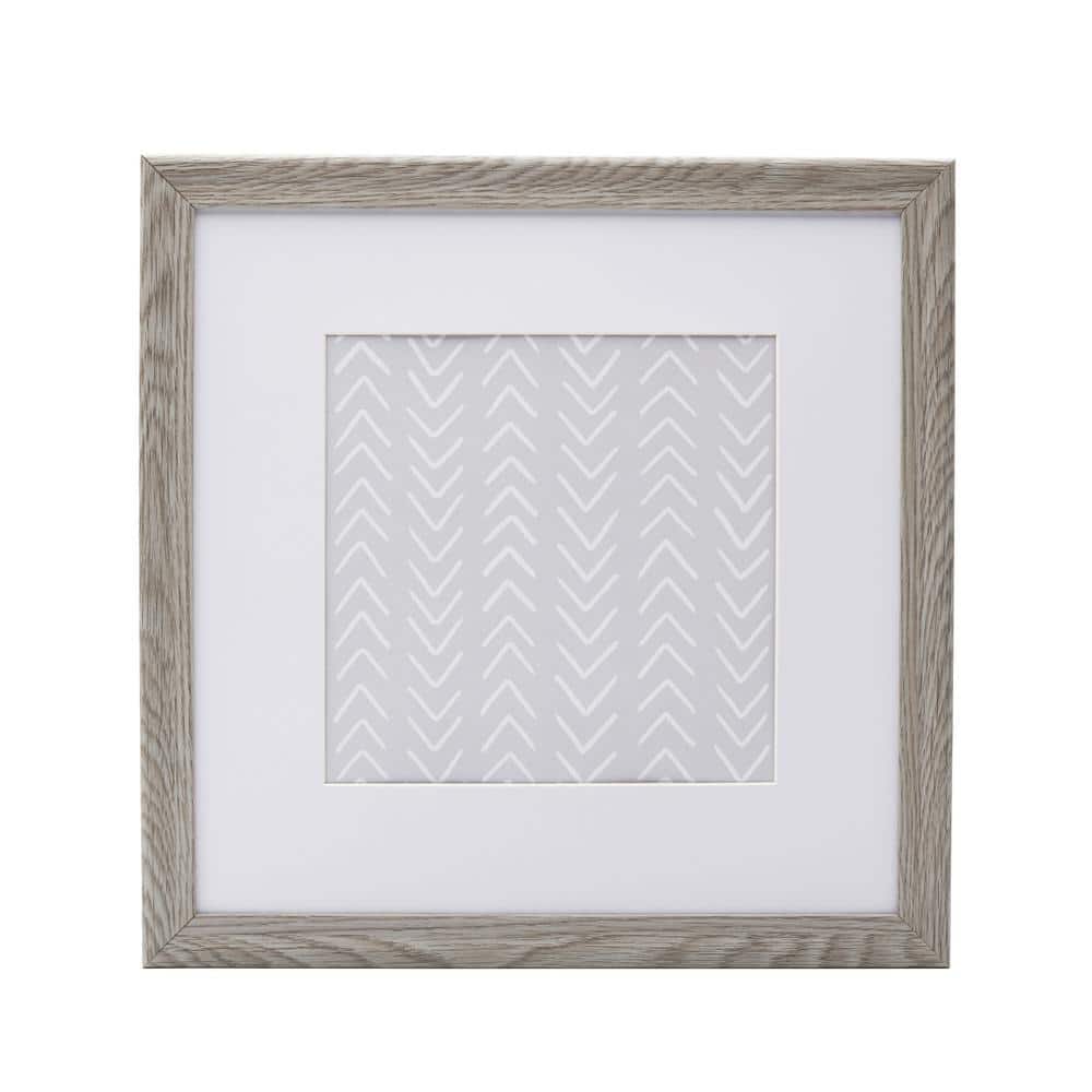 Melannco 12.8 x 12.8 in. Gray Wood Picture Frames to Hold 12 x 12 Photo ...