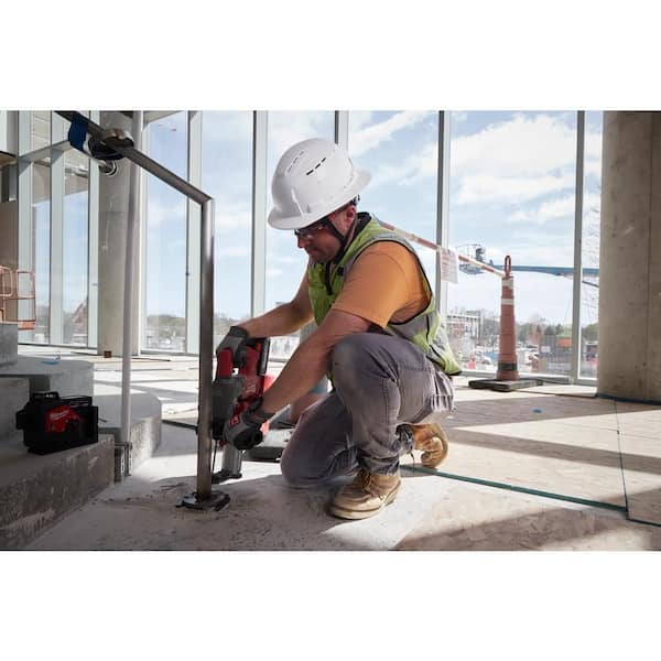 Milwaukee BOLT Hi-Viz Type 2 Full Brim Vented Safety Helmet 48-73-1656 ...