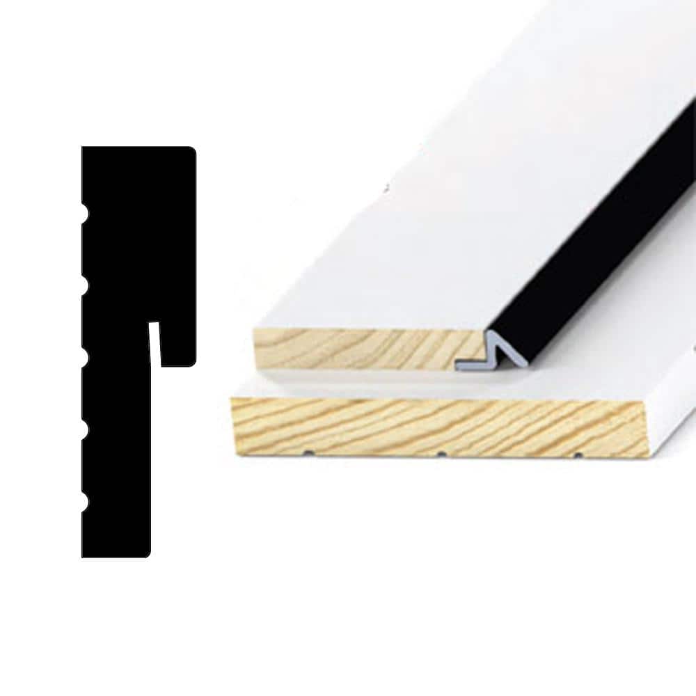 Alexandria Moulding 1-1/4 in. x 4-9/16 in. x 83 in. Primed Finger ...