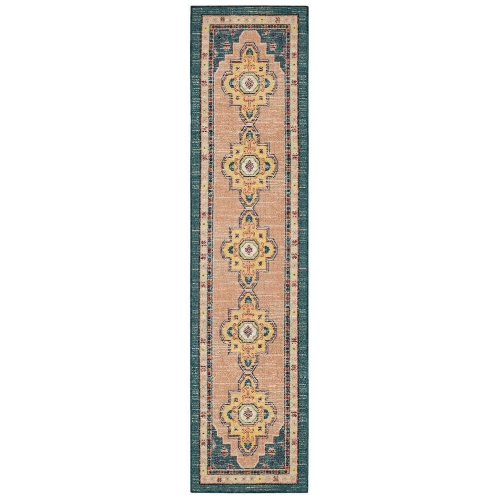 Mohawk Home Jarama Green 2 ft. x 8 ft. Runner Rug 819217 - The Home Depot