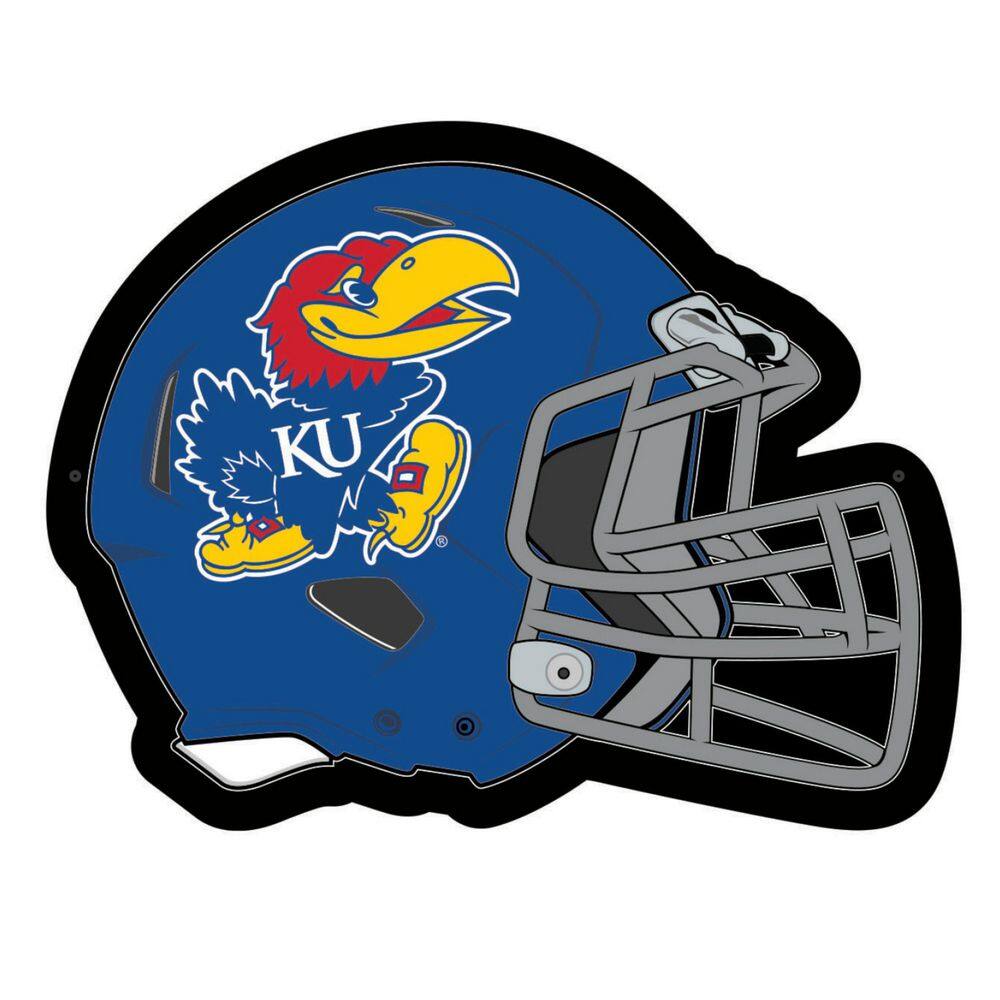 Evergreen University of Kansas Helmet 19 in. x 15 in. Plug-in LED ...