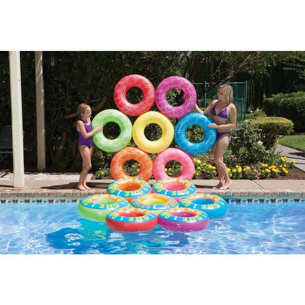Poolmaster Ring-A-Ding-Ding Island/Lucky 7 Swimming Pool Game-83671 ...
