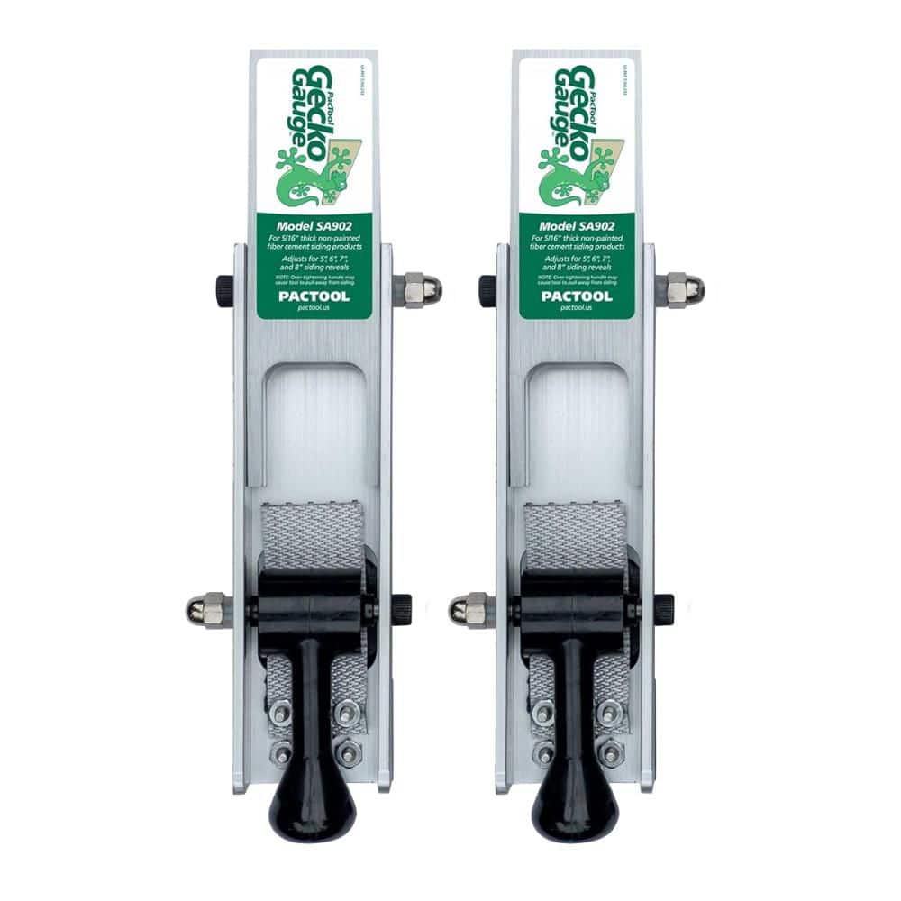 PacTool Gecko Gauge Siding Gauges for 5/16 in. Fiber Cement Siding ...