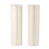 YIYIBYUS 39.4 in. Tall Indoor/Outdoor White Foldable Cardboard PVC ...