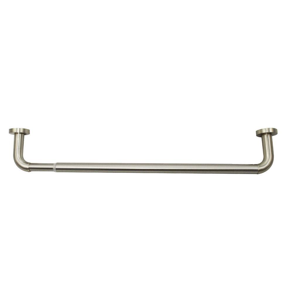Versailles Home Fashions 48 in. - 86 in. Steel Single Privacy Rod in ...