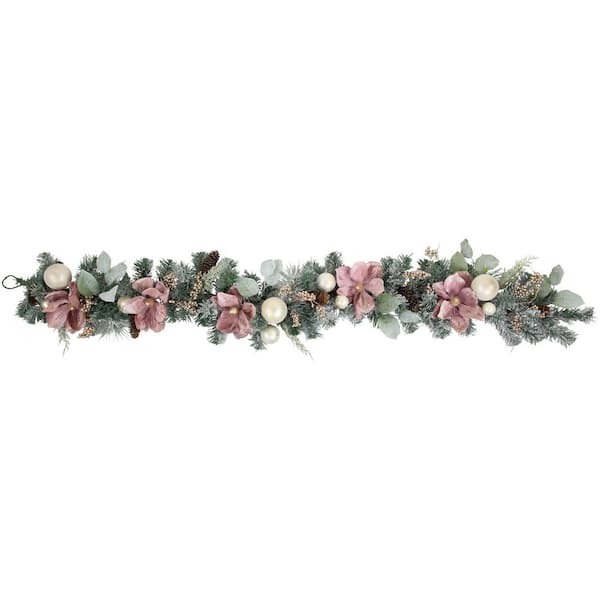 SULLIVANS 60 in. Off-White Decorative Pearl Bead Unlit Artificial ...