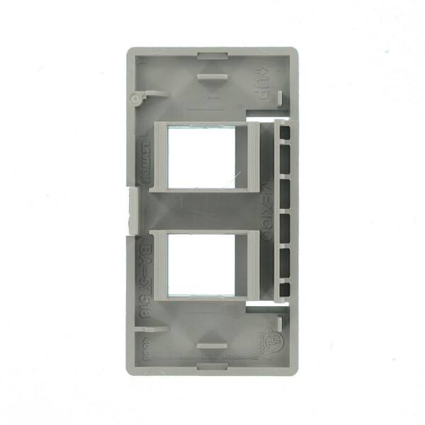 Detachable Faceplate Leviton 49910-SG2 Quickport Modular Furniture ...