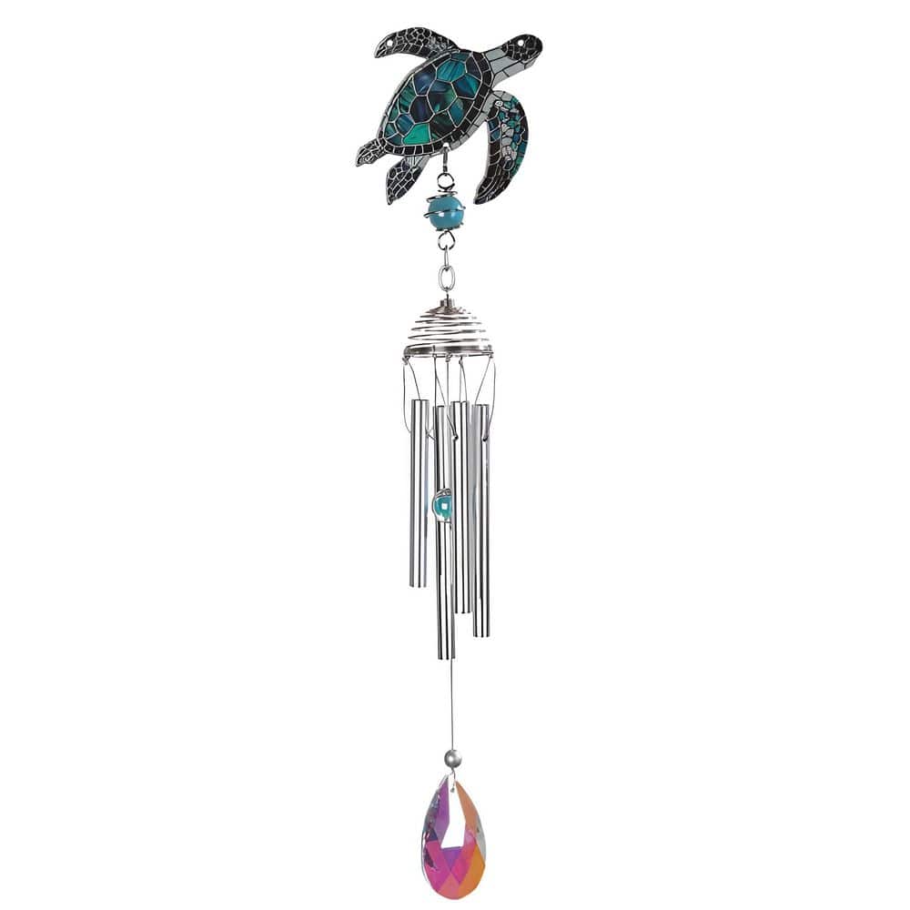 FC Design 21 in. Long Sea Turtle Acrylic Mini Wind Chime GSC9932266 ...