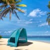 Wakeman Outdoors Turquoise Pop Up Beach Tent Sun Shelter with Carry Bag ...