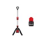 Milwaukee M12 12V Lithium-Ion Cordless 1400 Lumen ROCKET LED Stand Work ...
