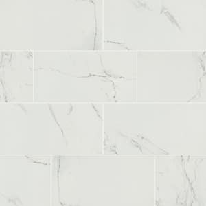 Reviews for MSI Romagna Ivory 12 in. x 24 in. Polished Porcelain Marble ...