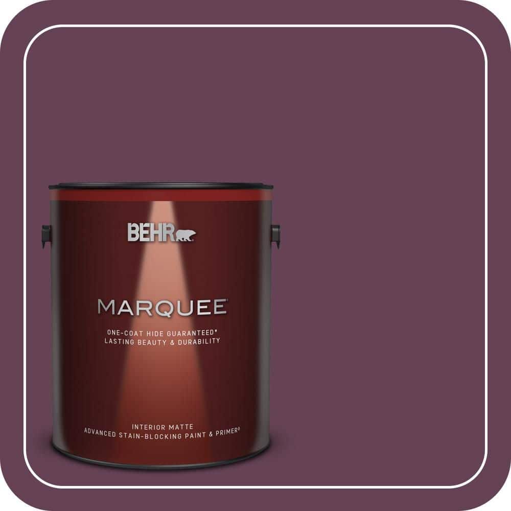BEHR MARQUEE 1 gal. #S-G-690 Delicious Berry Matte Interior Paint ...