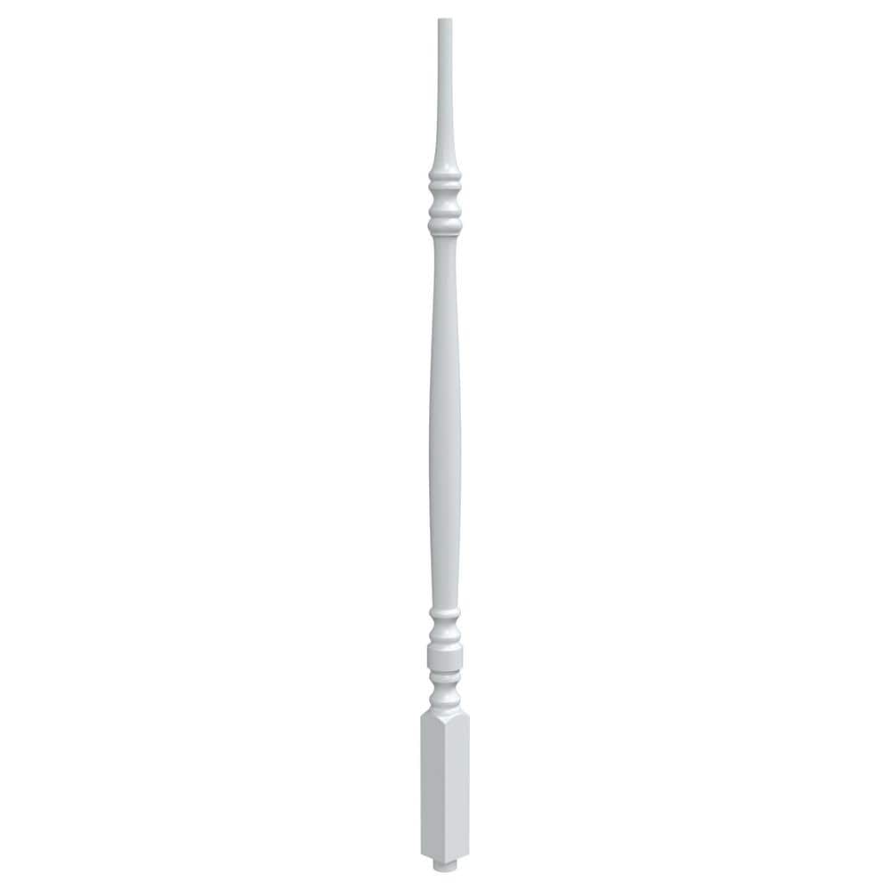 EVERMARK Stair Parts 42 in. x 1-3/4 in. 5300 Primed Pin Top Wood ...