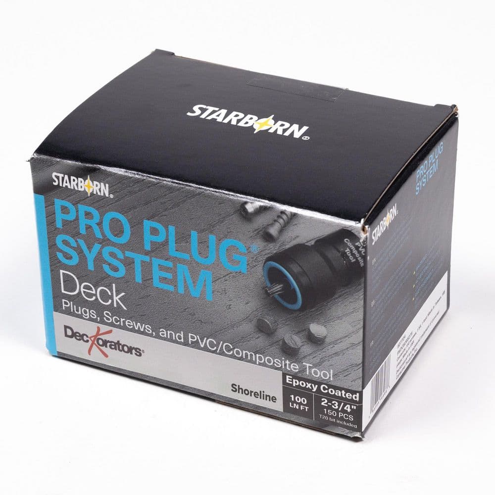 Deckorators Venture #10 x 2-3/4 in. Star Trim Head Pro Plug System ...