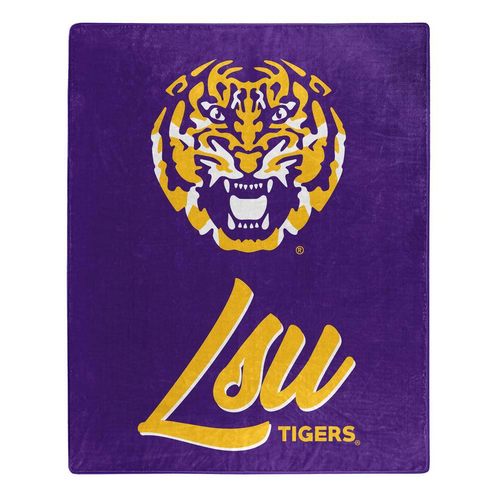 THE NORTHWEST GROUP NCAA Multi-Color LSU Signature Raschel Throw ...