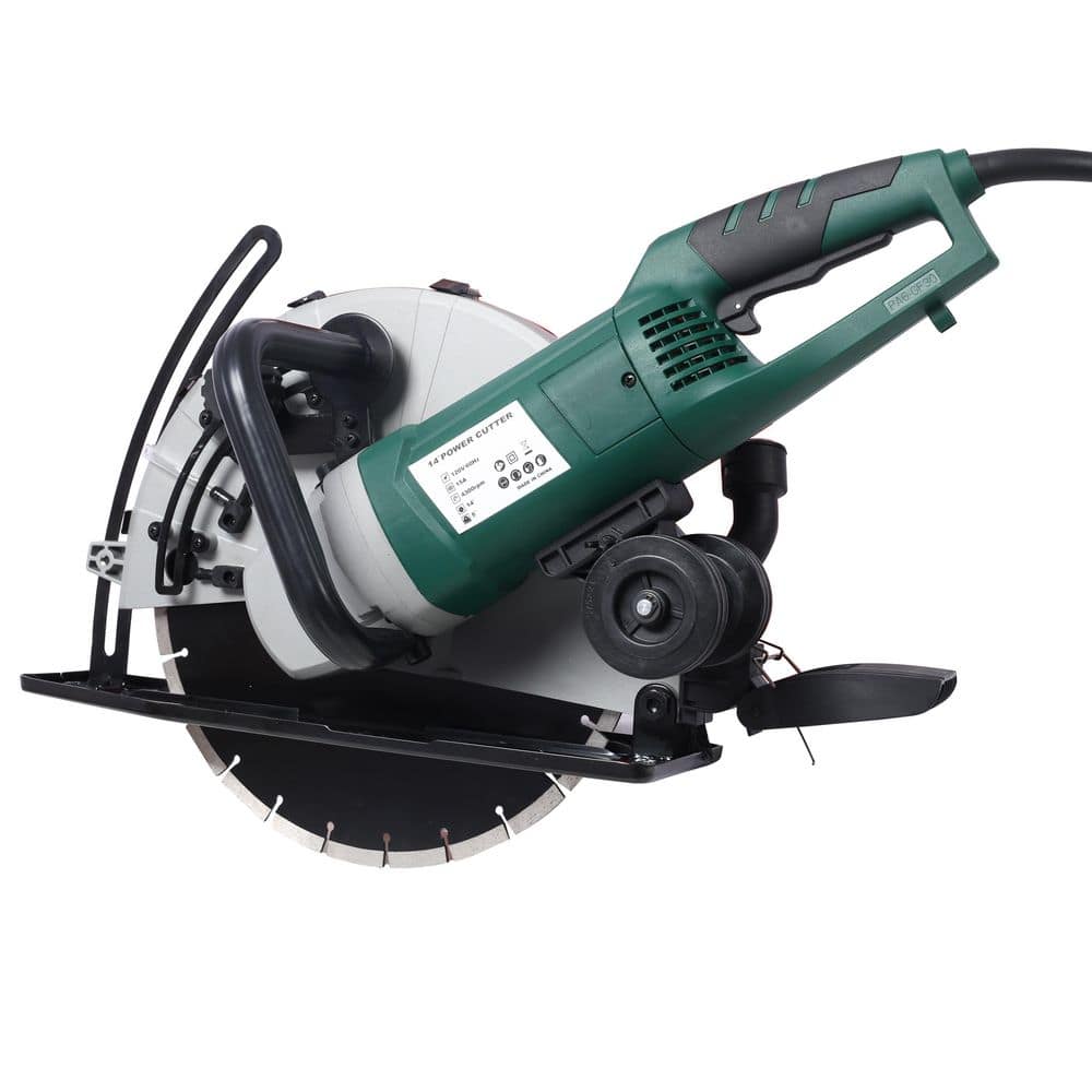 Tatayosi 14 in. 2600-Watt Portable Wet/Dry Electric Corded Circular ...