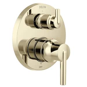 Delta Trinsic 2-Handle Wall Mount Valve Trim Kit in Polished Nickel ...