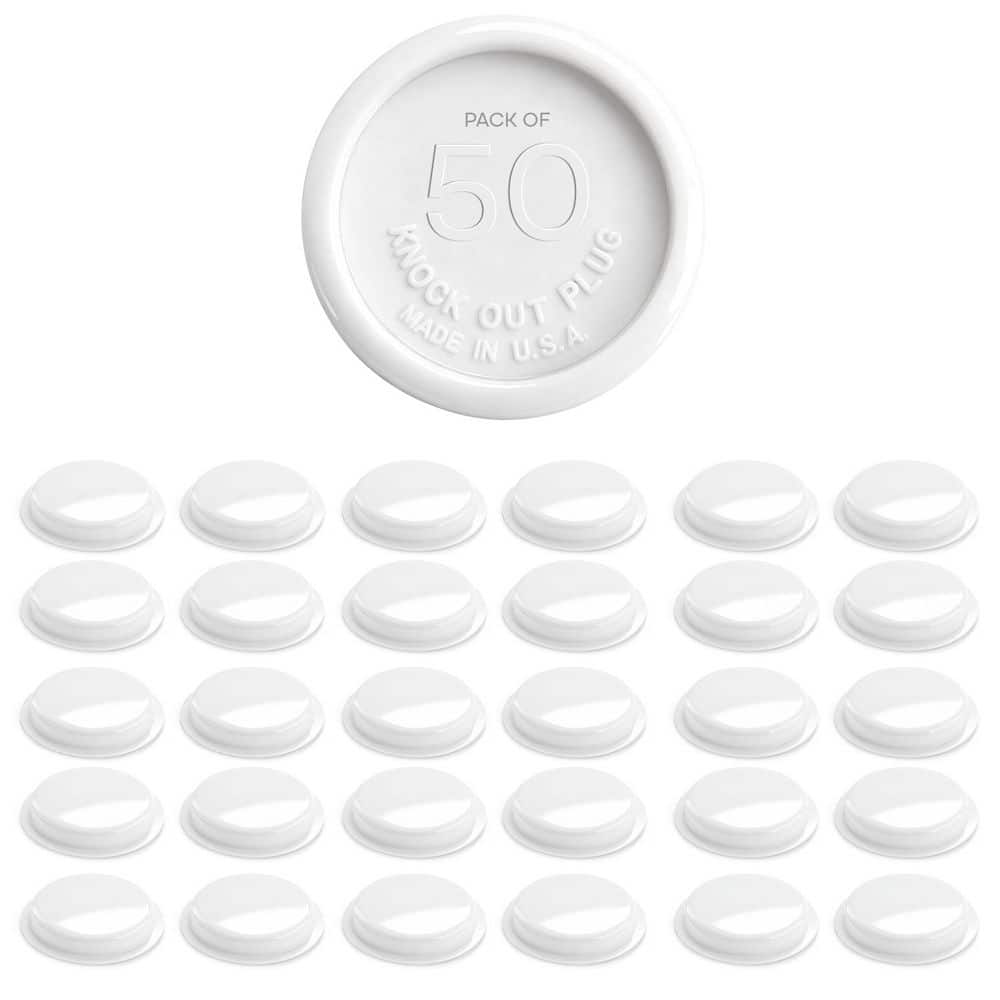 PLUMBFLEX 3 in. White Rigid PVC DWV Test Cap, 0.31 ft. Long, Socket ...