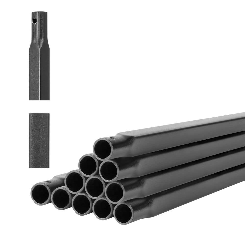 SVOPES 44 in. Staircase Balusters 11 Pack, Durable Carbon Steel Square ...