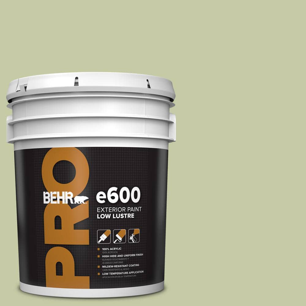 BEHR PRO 5 gal. #M350-3 Sap Green Low Luster Exterior Paint PR62005 ...