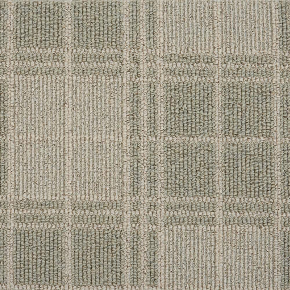 Natural Harmony 6 in. x 6 in. Pattern Carpet Sample - Checkerboard ...
