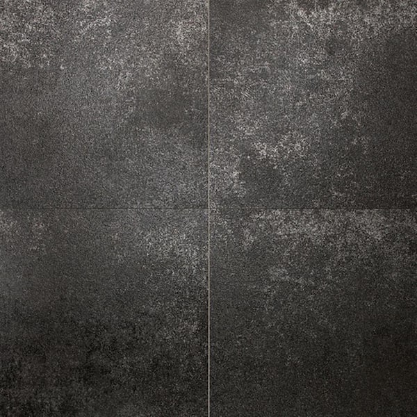 Daltile Metal Effects Radiant Iron 20 in. x 20 in. Porcelain Floor and ...