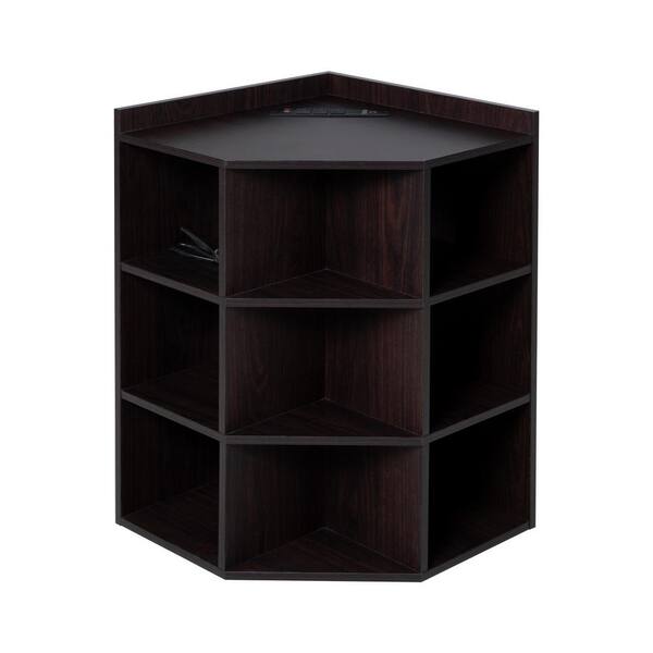 MAYKOOSH Corner Cube Storage Cabinet for Small Space with USB Ports and ...