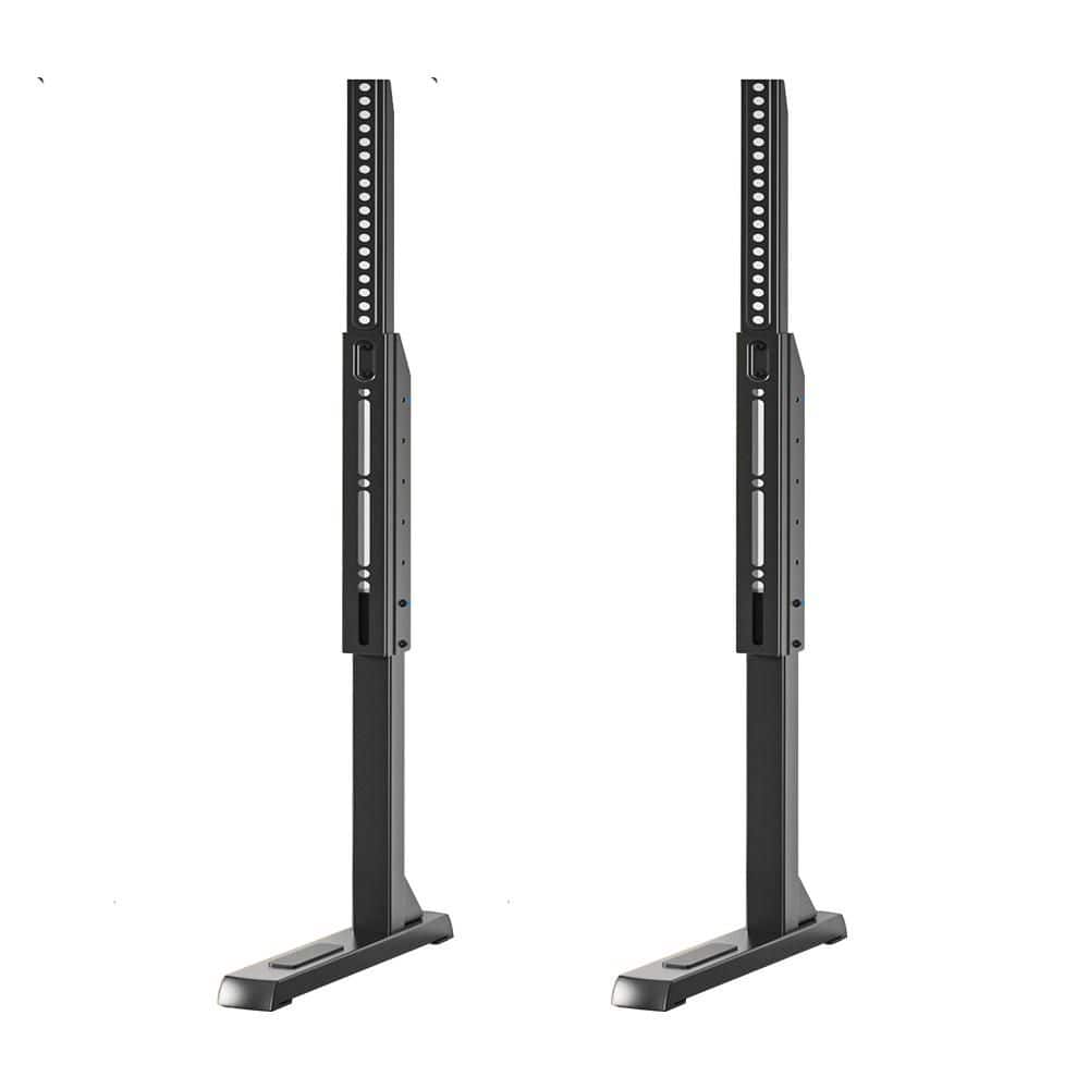 BIBIVIS Table Top TV Stand with Height Adjustable TV Legs Steel TV Feet ...