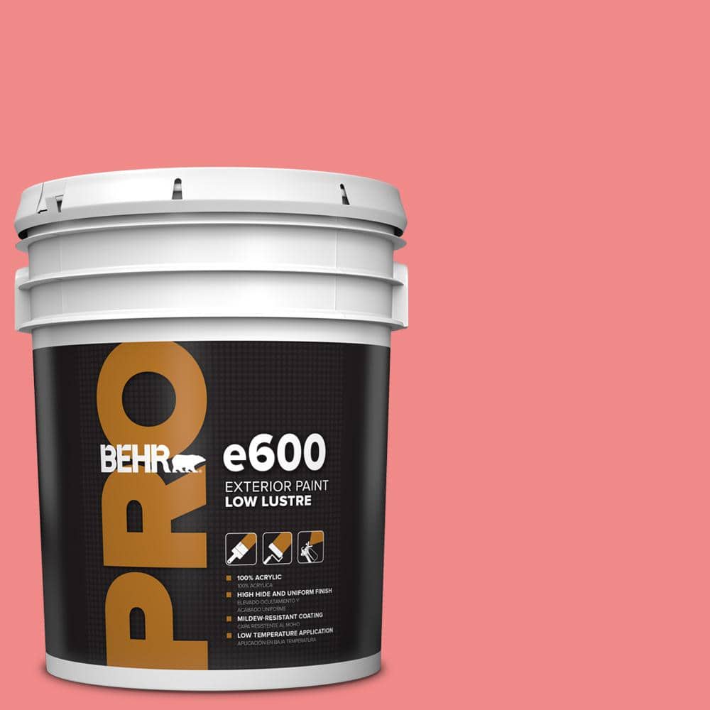 BEHR PRO 5 gal. #150B-5 Cheery Low Luster Exterior Paint PR62305 - The ...