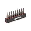 TEKTON 1/4 in. Star Bit Set with Rail (T7-T30) DZT93001 - The Home Depot