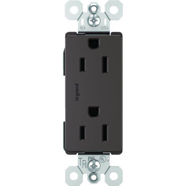 Legrand radiant 15 Amp 125-Volt Tamper Resistant Decorator Duplex ...