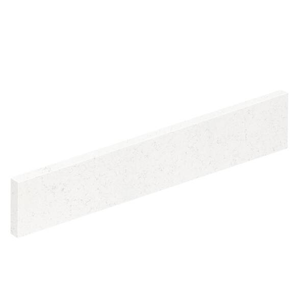 Transolid Silestone 21.375 in. W Quartz Vanity Side Splash in Miami ...