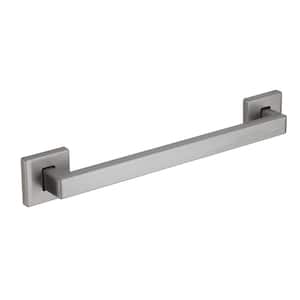 Glacier Bay 12 in. Soft Square Style Grab Bar in Chrome 068 HWDGB73 ...
