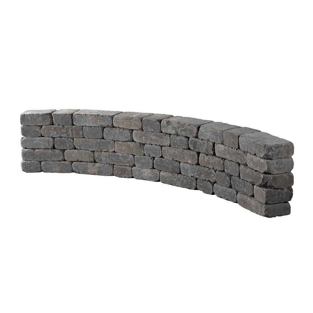 Necessories 9 ft. Bluestone Riverland Seat Wall 4200053 - The Home Depot