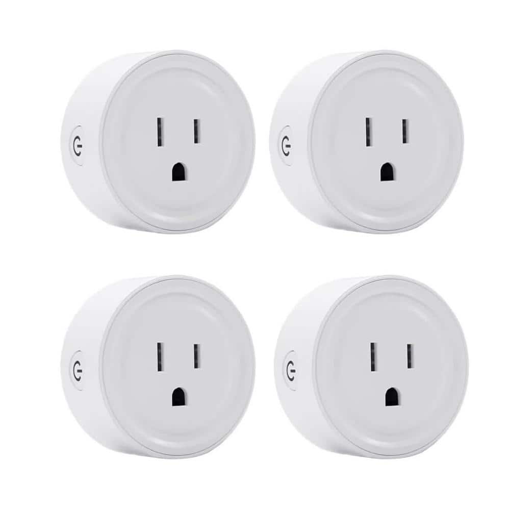 Lukyamzn 10 Amp 100-240-Volt Smart Plug Mini Wi-Fi Outlets Plug Mini ...