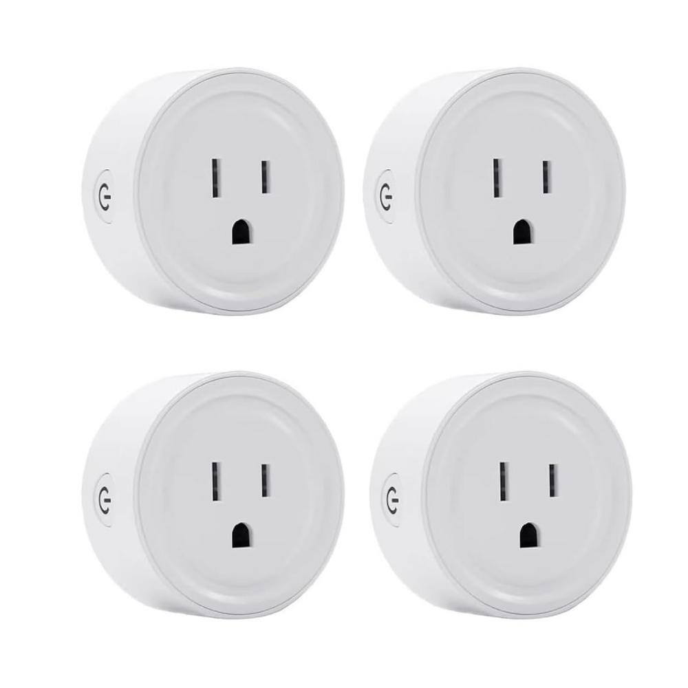 Lukyamzn 10 Amp 100-240-Volt Smart Plug Mini Wi-Fi Outlets Plug Mini ...