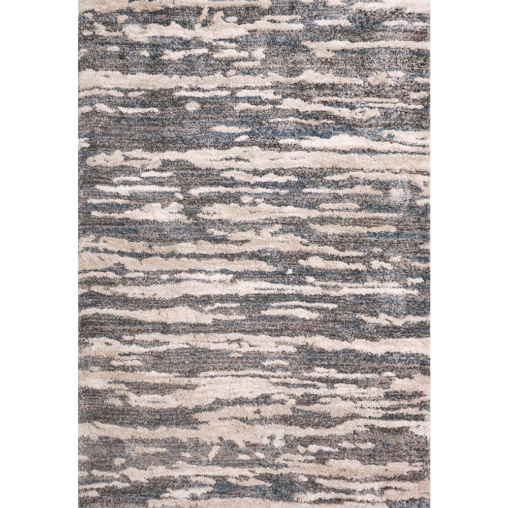 Dynamic Rugs Cruz 6 ft. X 9 ft. Blue/Ivory Abstract Indoor Area Rug ...