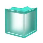 MyMINIGLASS 3 in. Thick Series 6 x 6 x 3 in. (6-Pack) Mint Mist Pattern ...