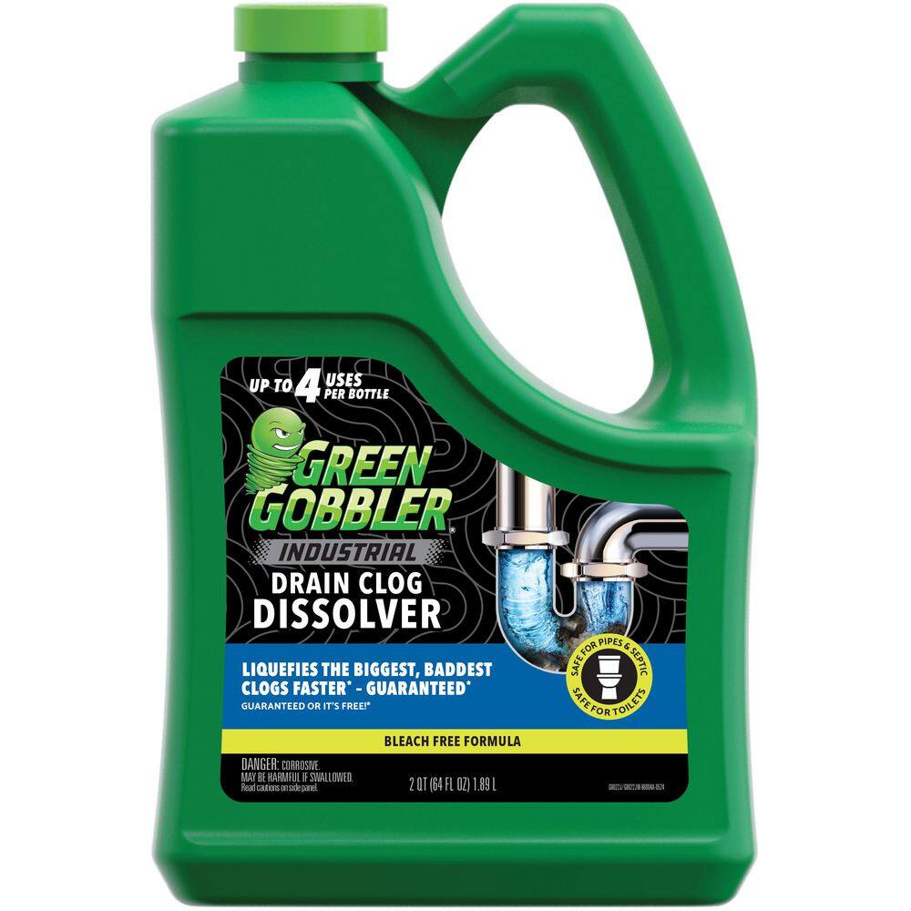 Green Gobbler 64 oz. Industrial Strength Gel Grease and Hair Clog ...