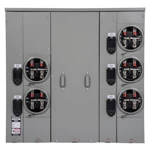 Siemens Uni-PAK 3-Gang 400 Amp Ring Style Multi-Family Metering WP4312 ...