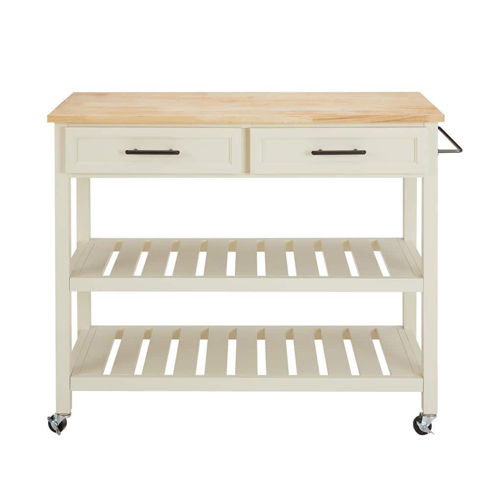 Easy Goods Living Margo Easy White Double Cart SKEGL19379AEW - The Home ...