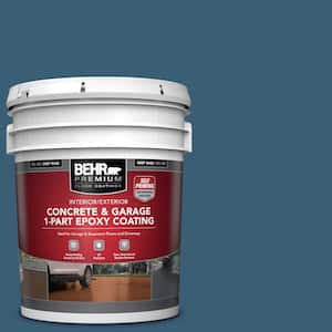 BEHR PREMIUM 5 gal. #PFC-51 Nautical Blue Self-Priming 1-Part Epoxy ...