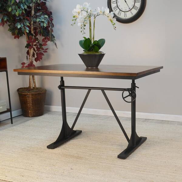 Cast trestle dining table store