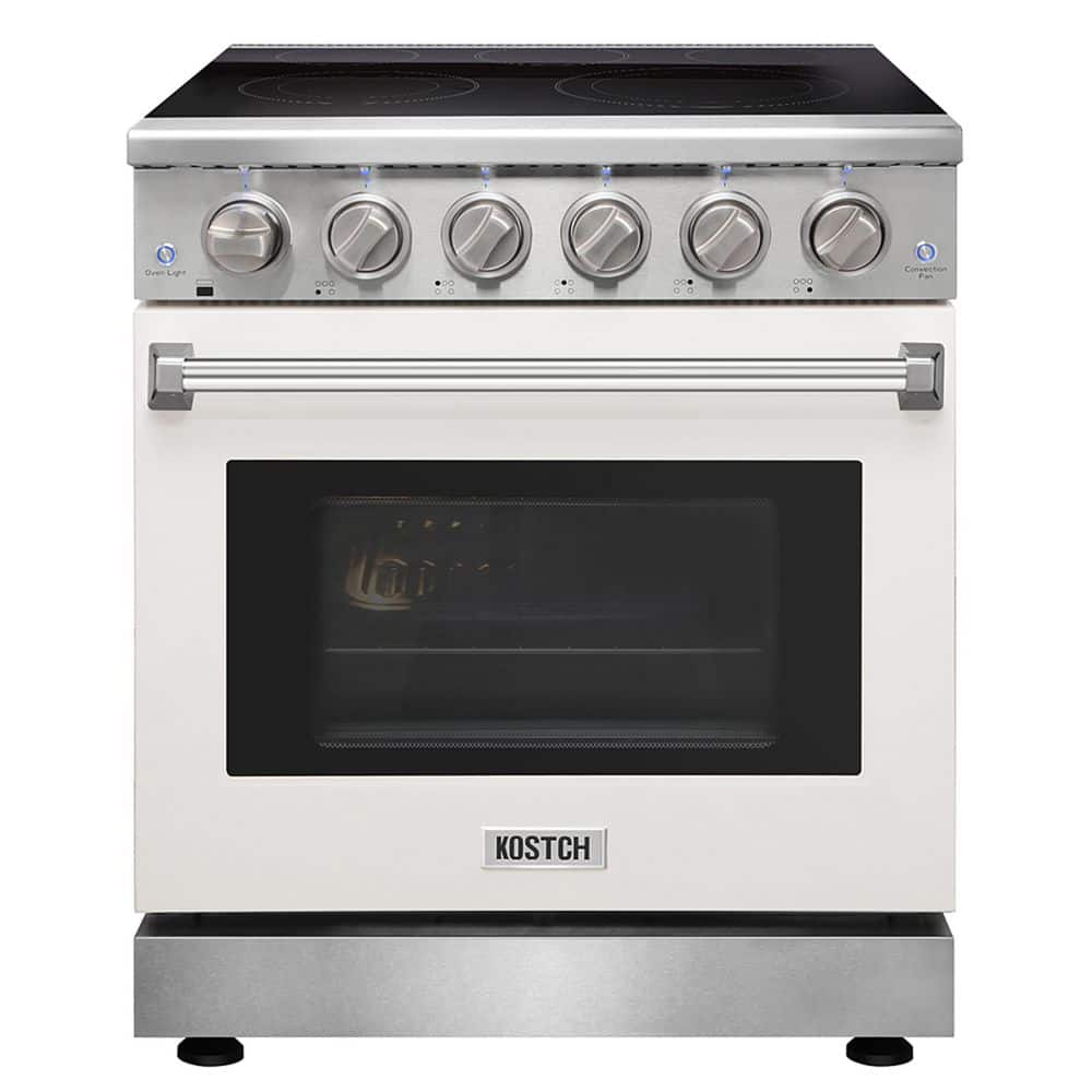 KOSTCH 30 in. 5 Elements Freestanding Electric Range in Stainless Steel ...