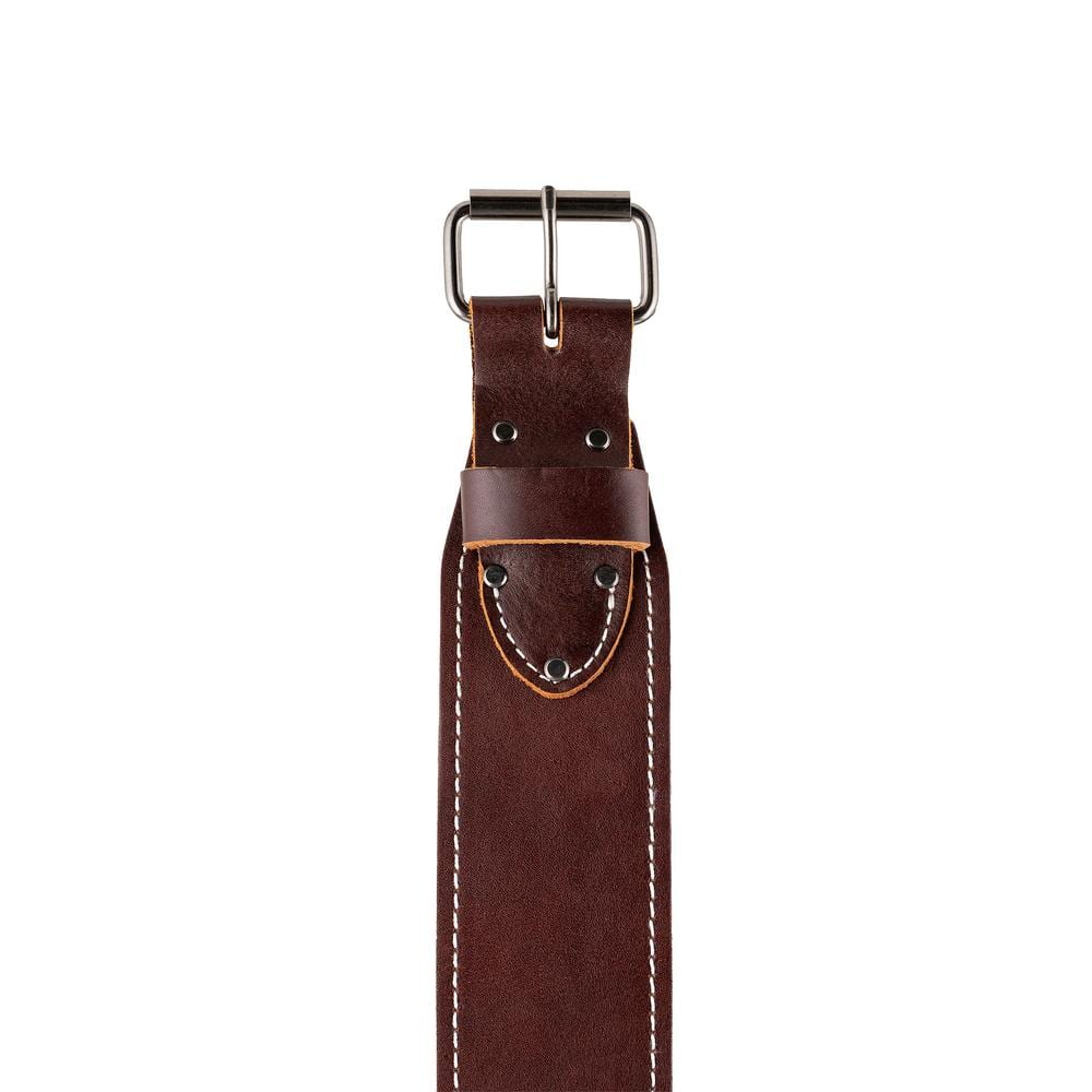 BUCKET BOSS Tapered Leather Work Tool Belt Size Medium (Waists 30 in ...