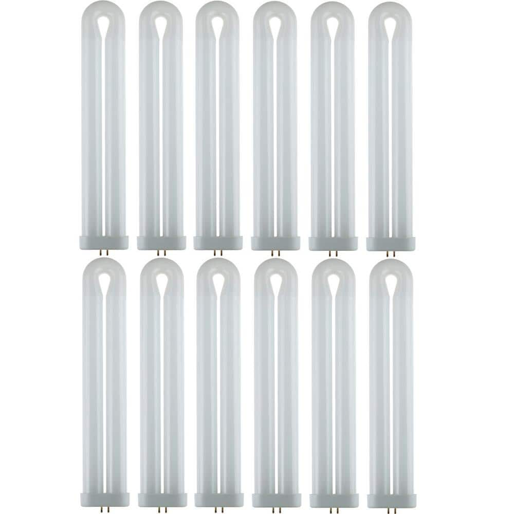 Sunlite 14.75 in. 50-Watt T10 U-Bent Ful Fluorescent Tube Light Bulb ...