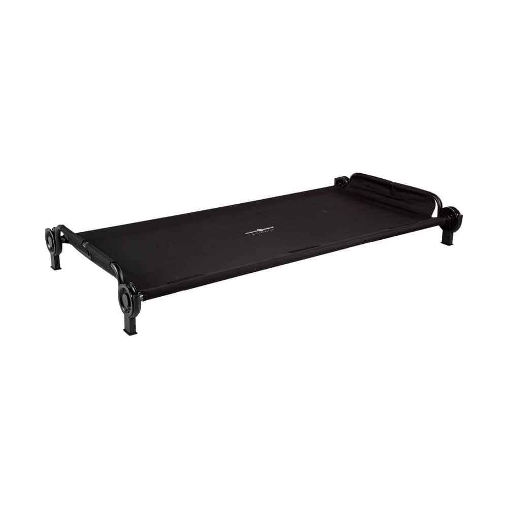 Disc-O-Bed 17 in. H x 39.5 in. W x 75 in. L Black Trundle 31508 - The ...