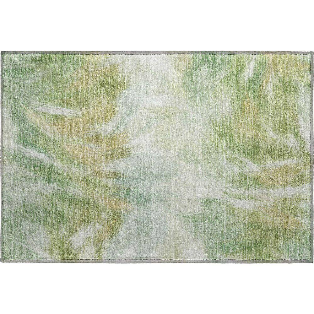 Addison Rugs Mayfield Premium Machine Washable Abstract AMF2096 Green 2 ...